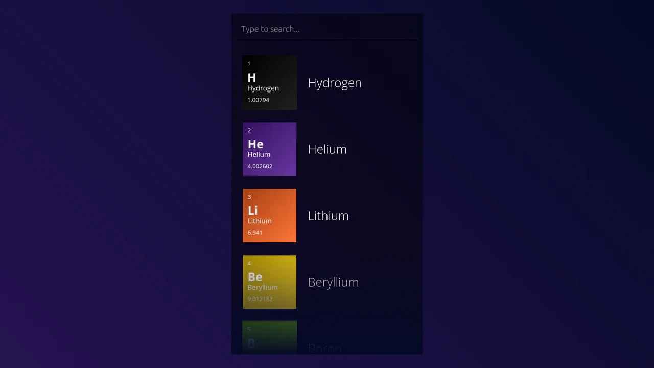 6 React Search