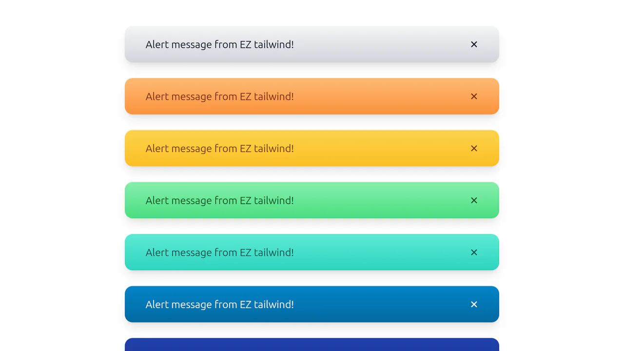 20 Tailwind Alerts