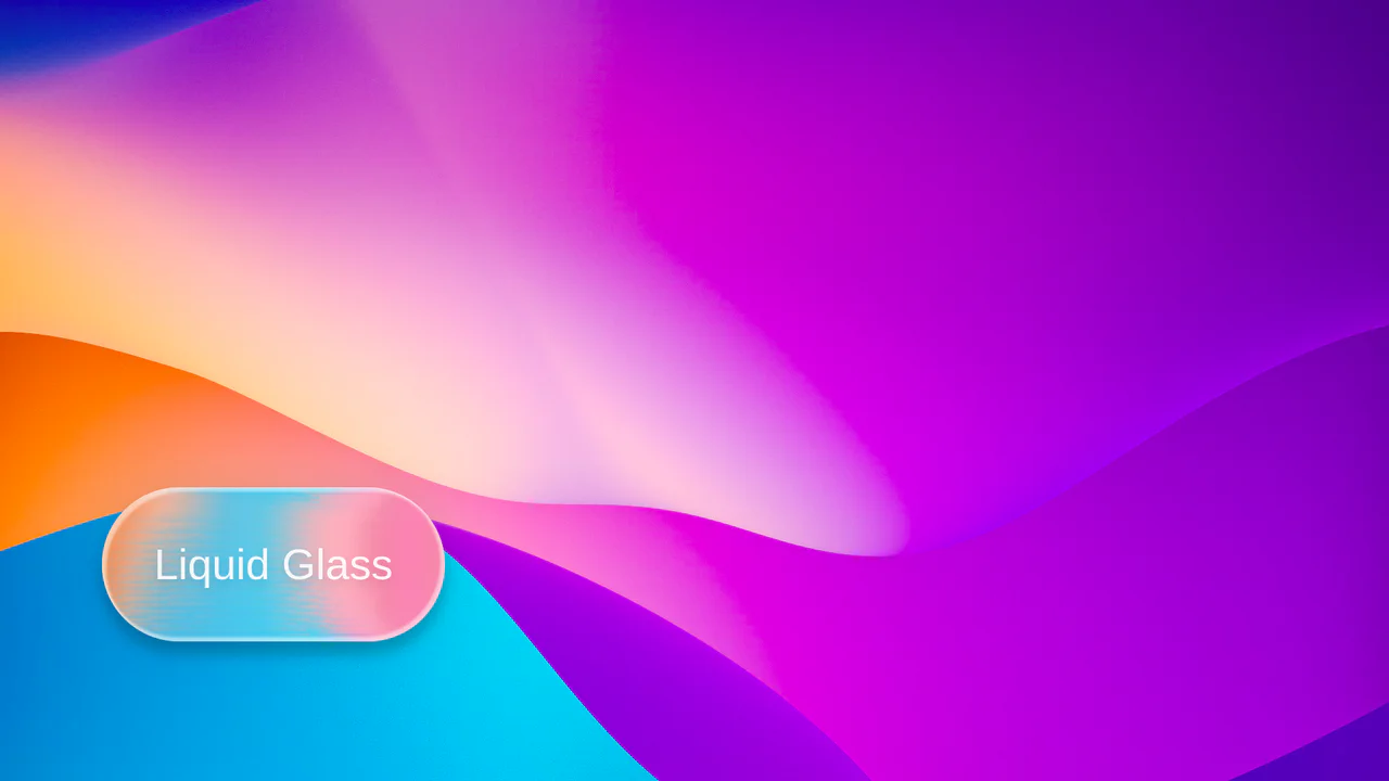 16 CSS Liquid Glass Effects
