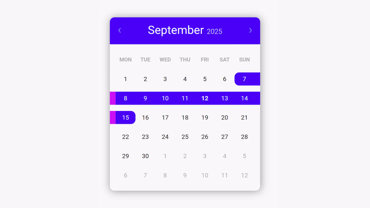 10+ React Calendars