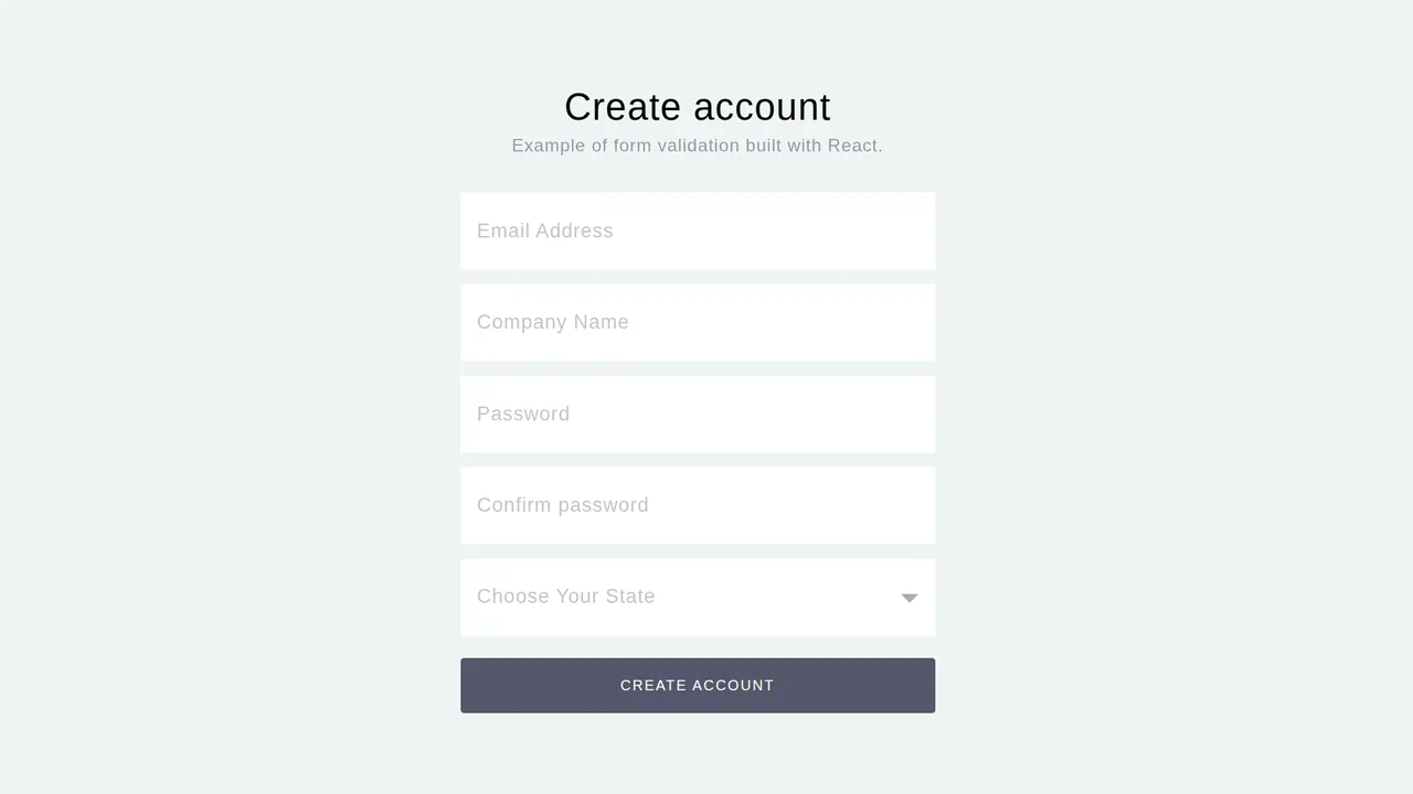 9 React Form Examples