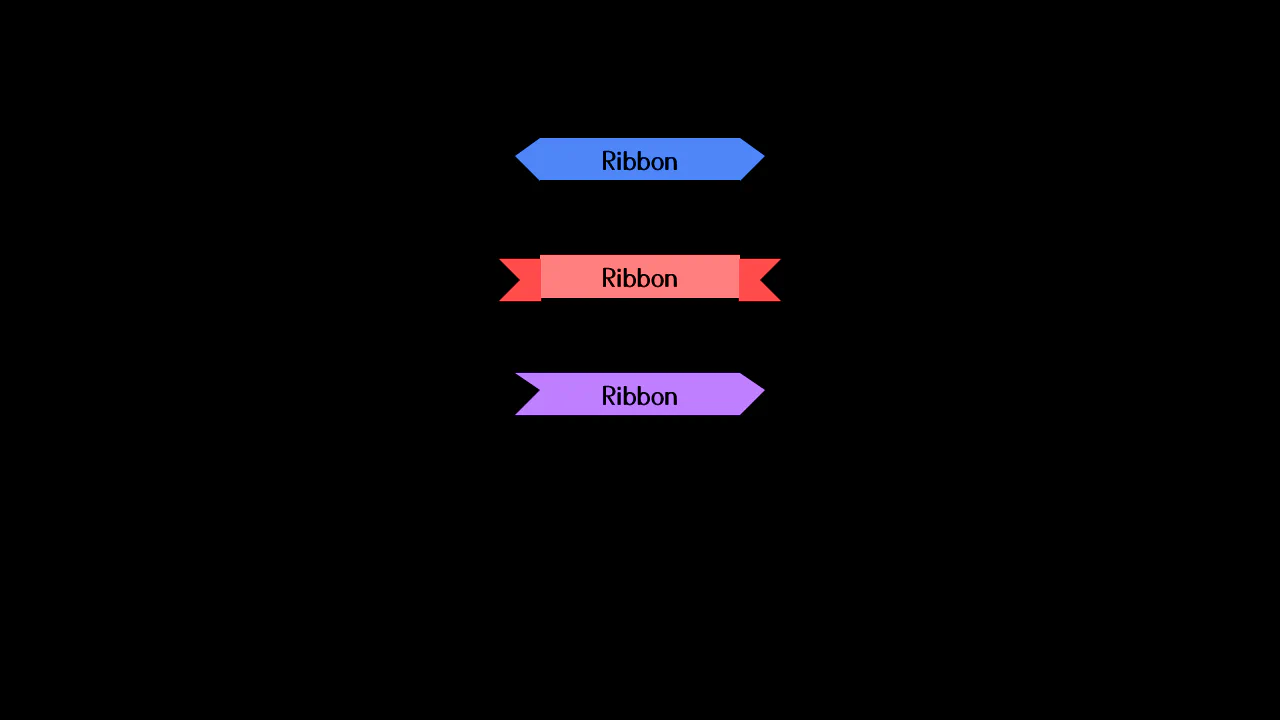 31 CSS Ribbons