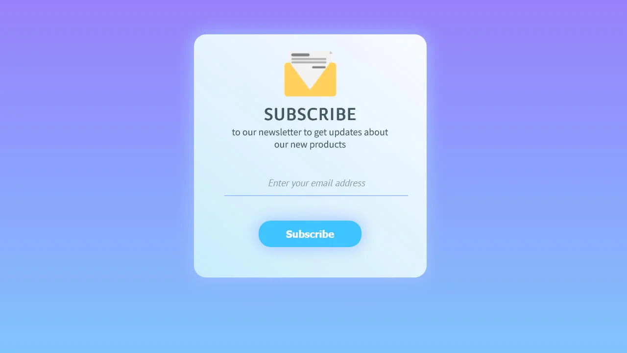 20+ CSS Subscribe Forms