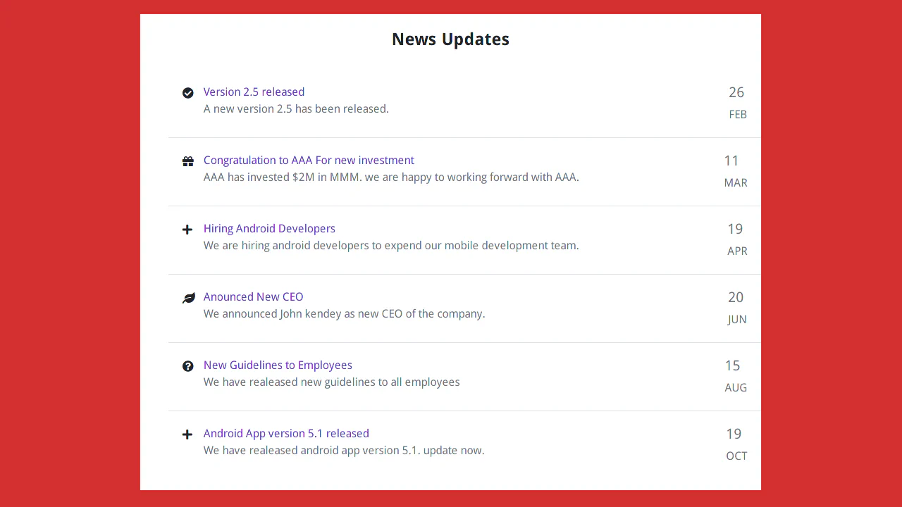 15 Bootstrap Lists