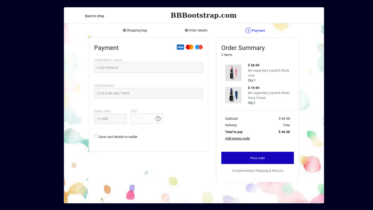 38 Bootstrap Payment Forms