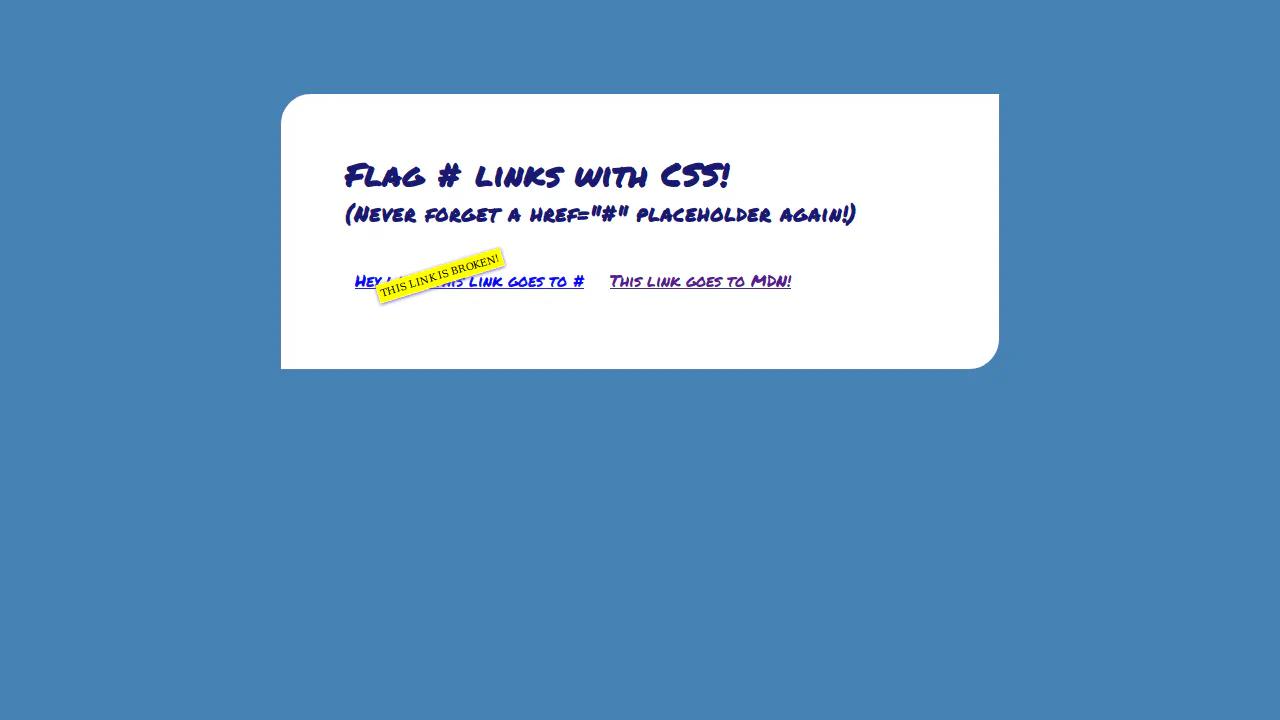 45 CSS Link Styles