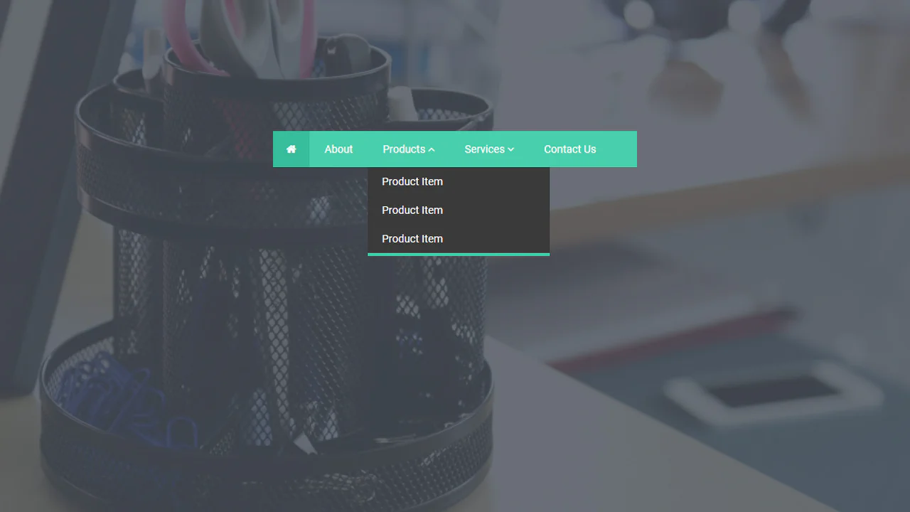 20+ CSS Horizontal Menus
