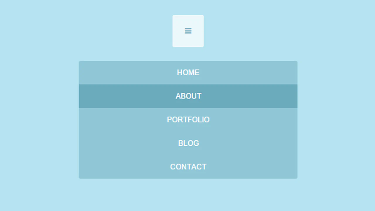 23+ CSS Toggle Menus