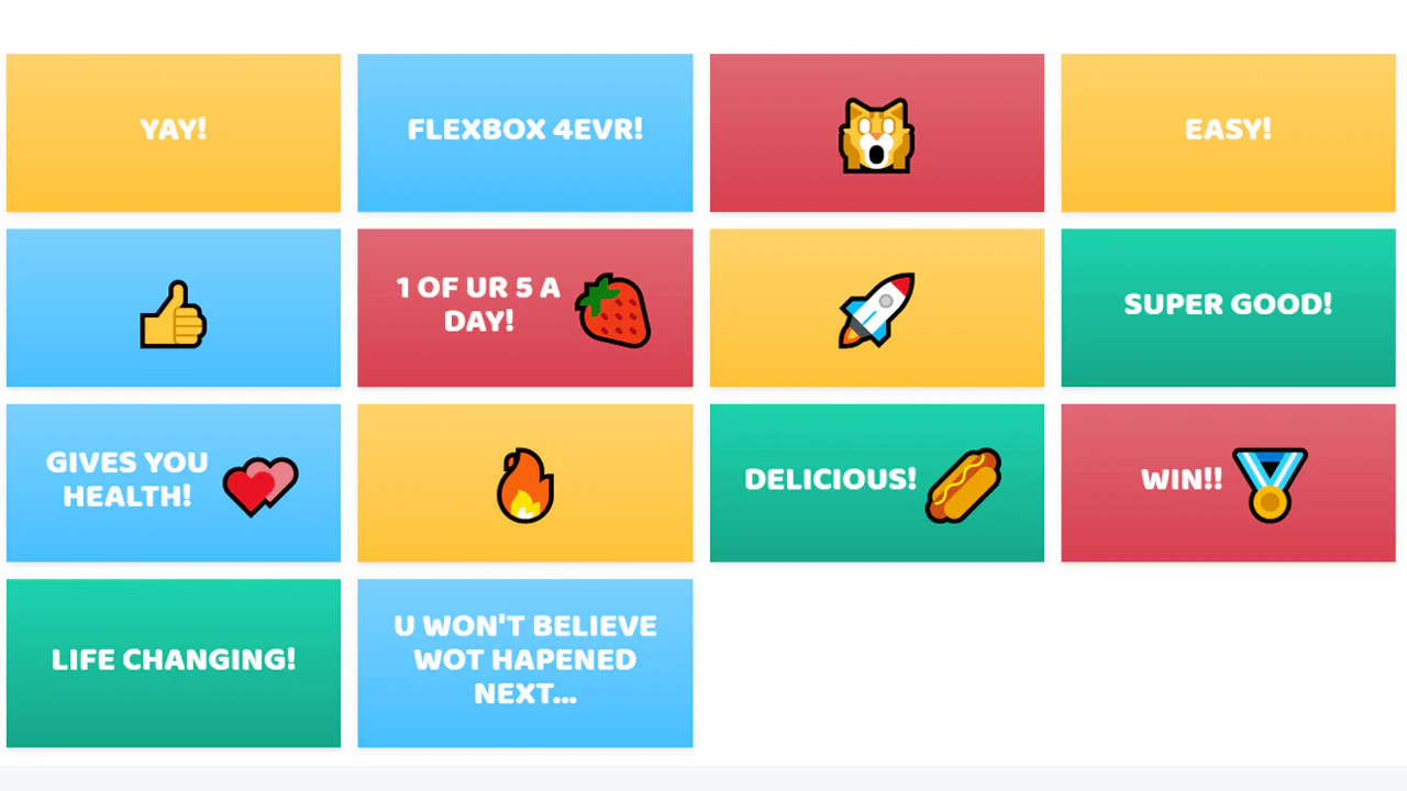73 CSS Flexbox Examples