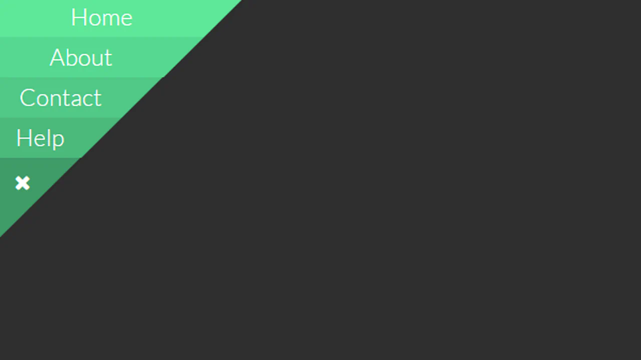 23+ CSS Toggle Menus